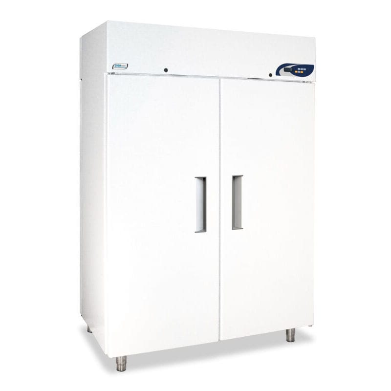 Laboratory freezer - LF MD 925 - EVERmed - upright / 2-door / stainless ...