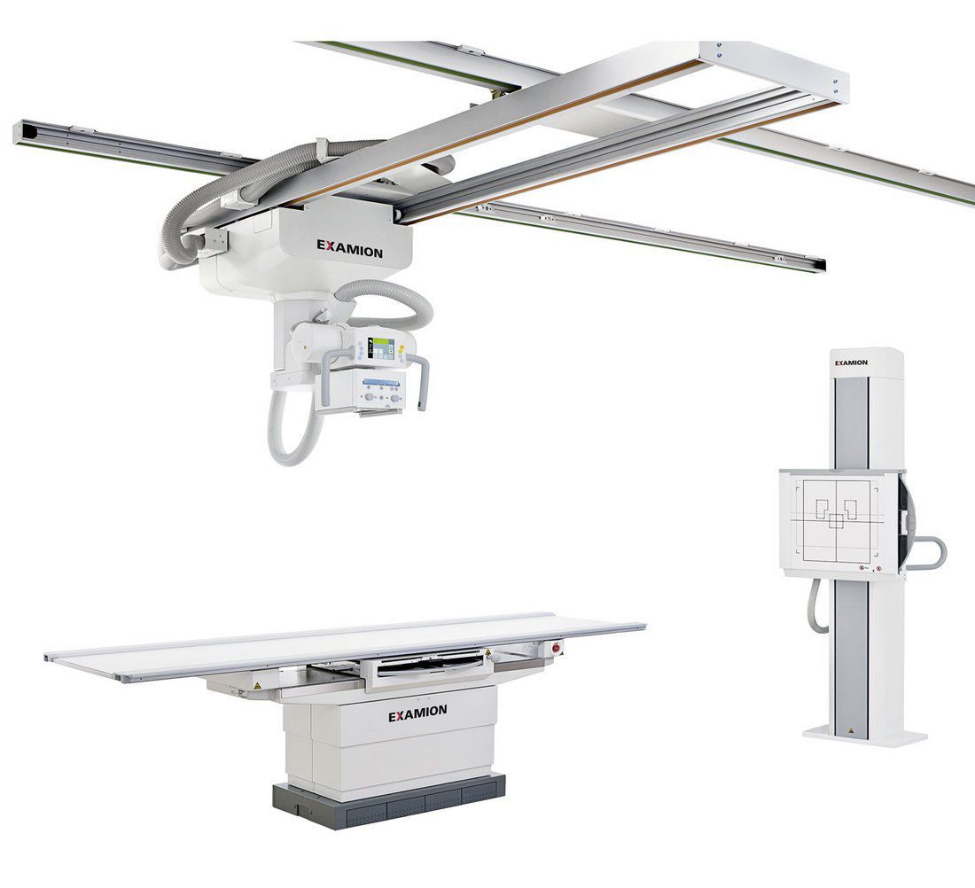Radiography system - X-DRS Ceiling Standard - Examion - digital / for ...