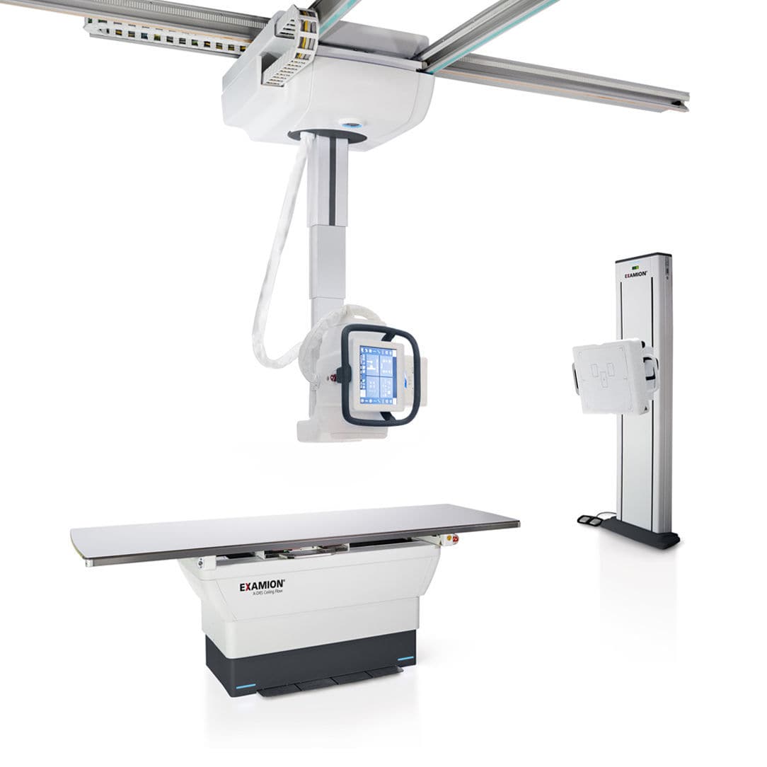 Digital X-ray system - X-DRS Ceiling Flow - Examion - for multipurpose ...