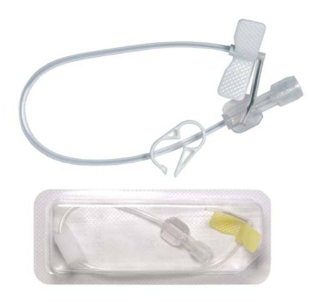 IV injection needle - LR Series - F.B. Medical - Huber / butterfly