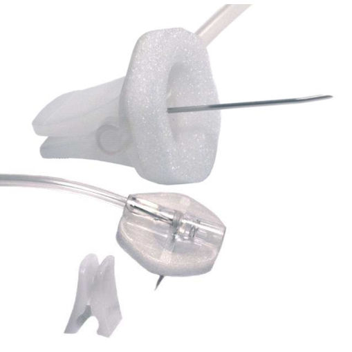 IV injection needle - ONCO-GRIP® - F.B. Medical - Huber / butterfly