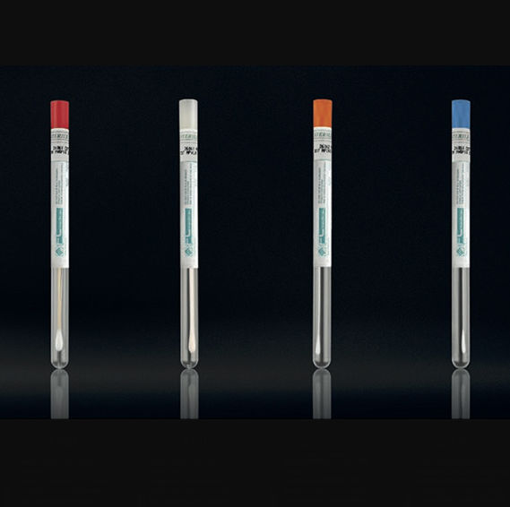 Swab with test tube - 2606 series - F.L. Medical - plastic / sterile ...