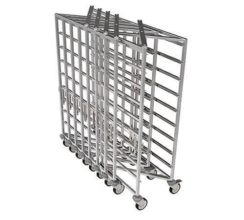 Sterilization basket trolley - Famos - transport / stainless steel / mobile