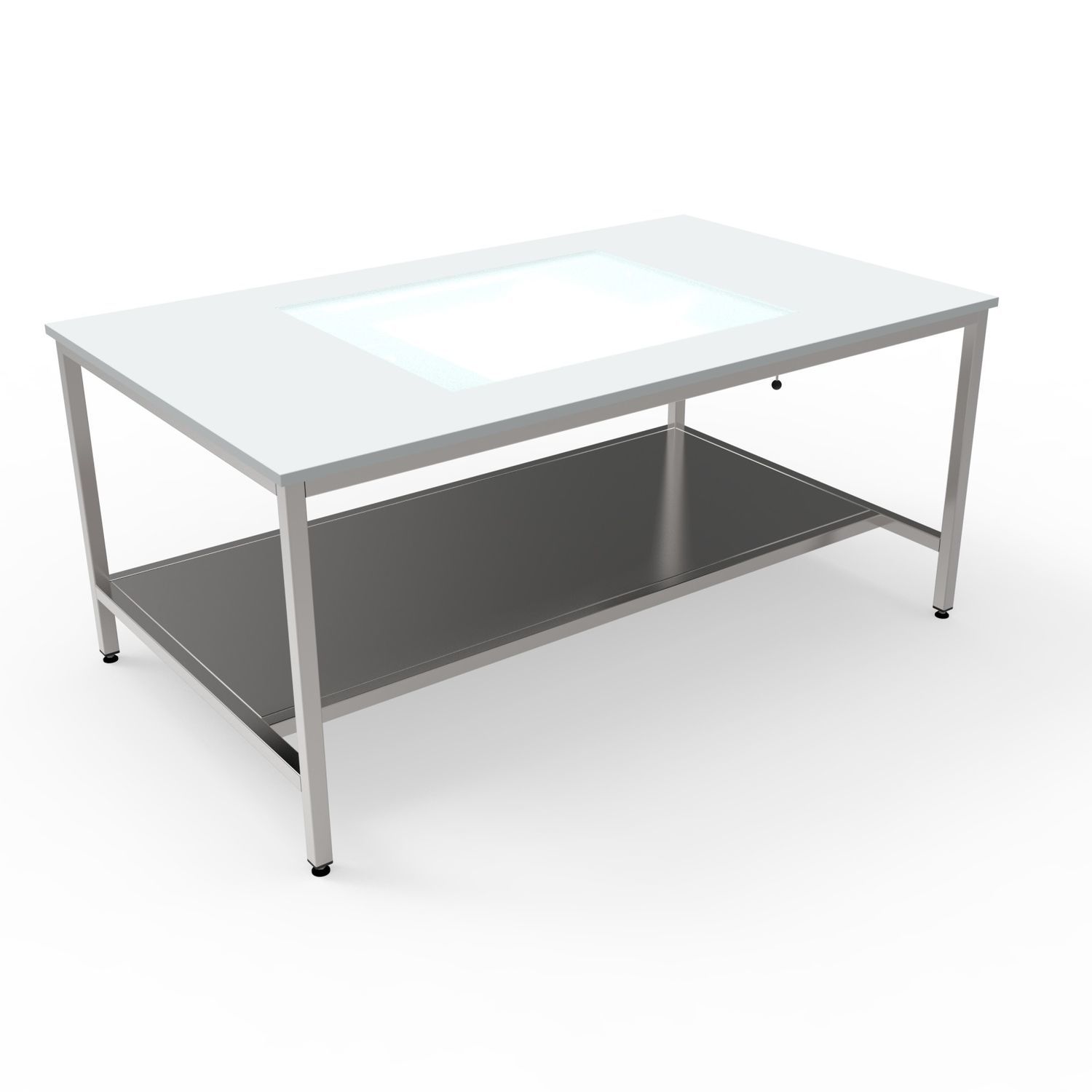 Work table - 50.105.894 - Famos - linen inspection / rectangular ...