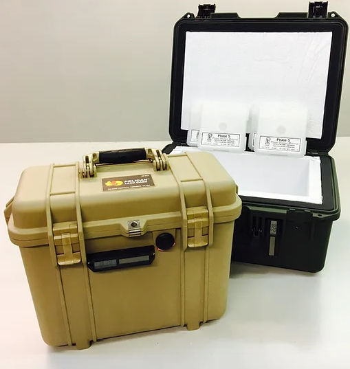 Transport emergency case - LIFEBOX50 - FareTec - handle / equipped
