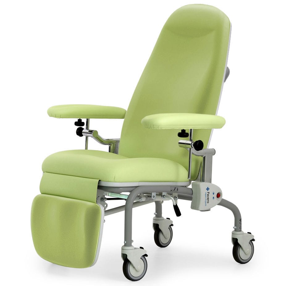 Manual blood donor chair - COMFORT - Favero Health Projects - 3-section ...