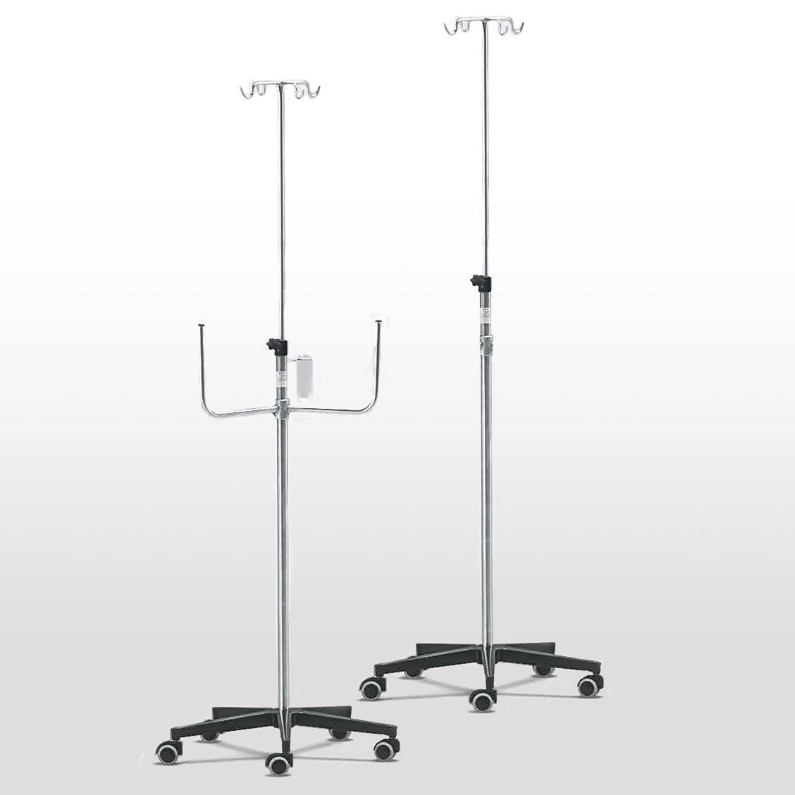 IV pole on casters - 9AB0033 - Favero Health Projects - 4-hook / for ...