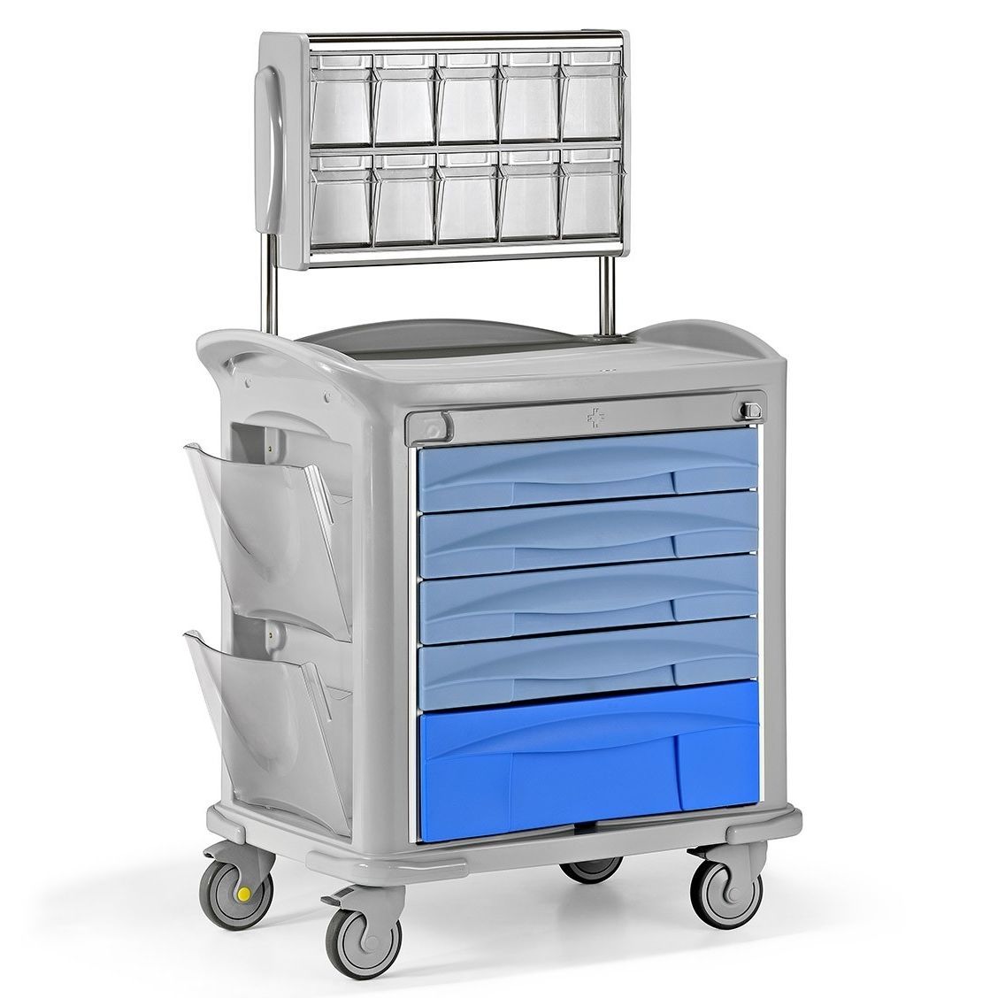 Medical cart - Favero Health Projects - medication / 5-drawer / 1 to 14 ...