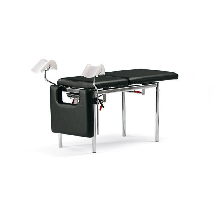 Gynecological examination table / manual / fixed-height / 3 sections ...