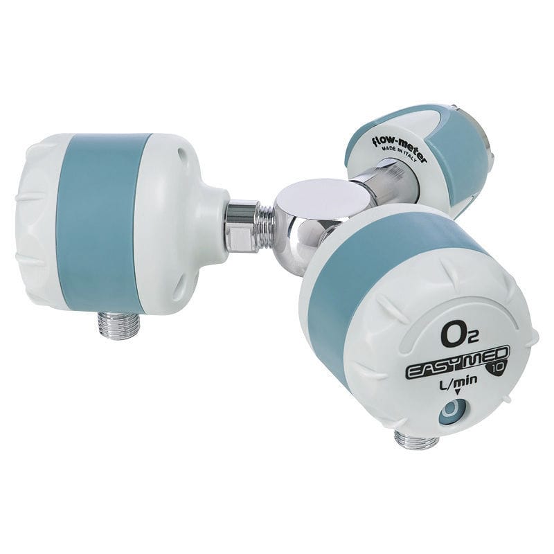 Double flow meter - EASYMED® twin - Flow-Meter - oxygen / air / for ...