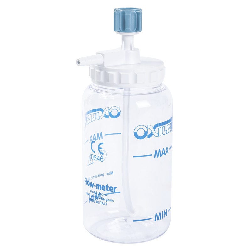 Bubble humidifier - OXITER® - Flow-Meter - disposable