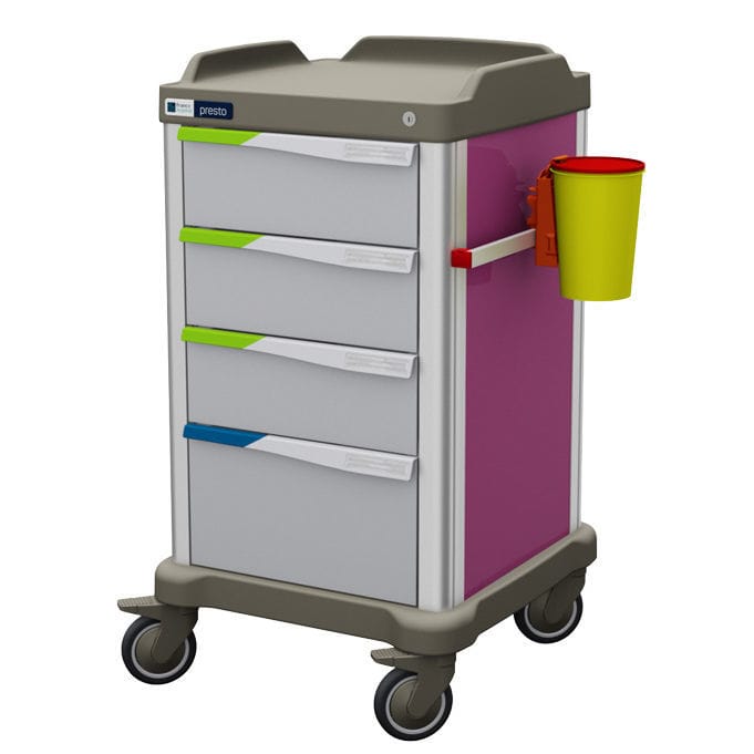 Medical trolley - #PST434-PR-VX - Francehopital - for general purposes ...