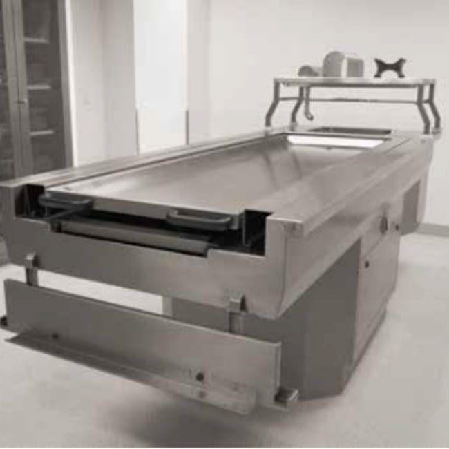 Forensic autopsy table - 86557/1/1000/250kg - Funeralia - for ...
