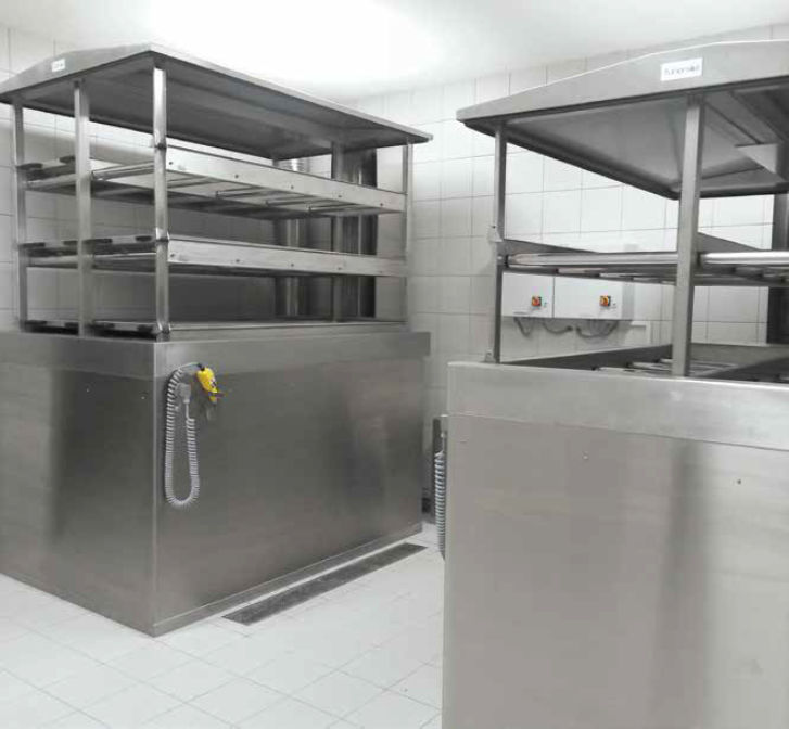 Stainless steel body preservation tank - Funeralia