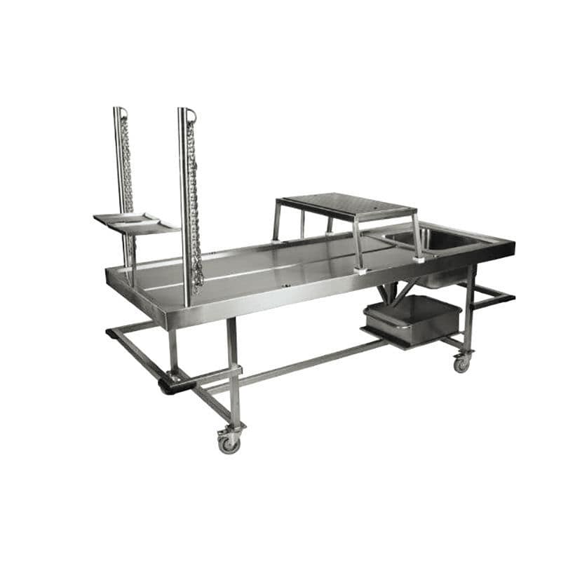 Dissection table - 88012 - Funeralia - rectangular / for animals / with ...