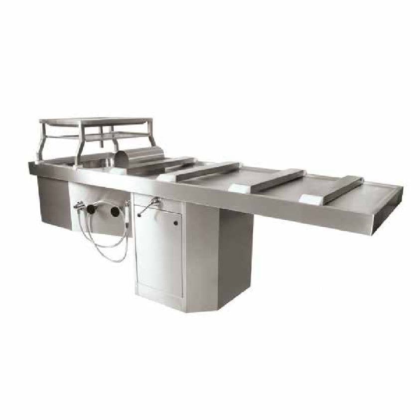 Forensic autopsy table - 80540/E - Funeralia - laboratory / fixed ...