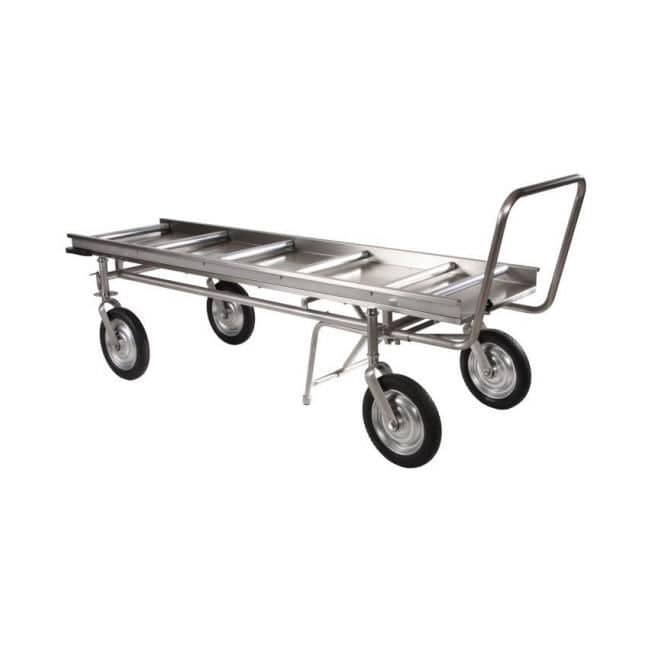 Transfer mortuary trolley - 80583 - Funeralia - manual / stainless steel