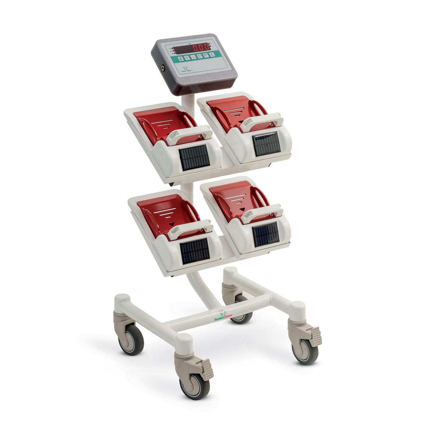 Electronic bed scale - Katia - Gardhen Bilance - trolley-mounted / wireless