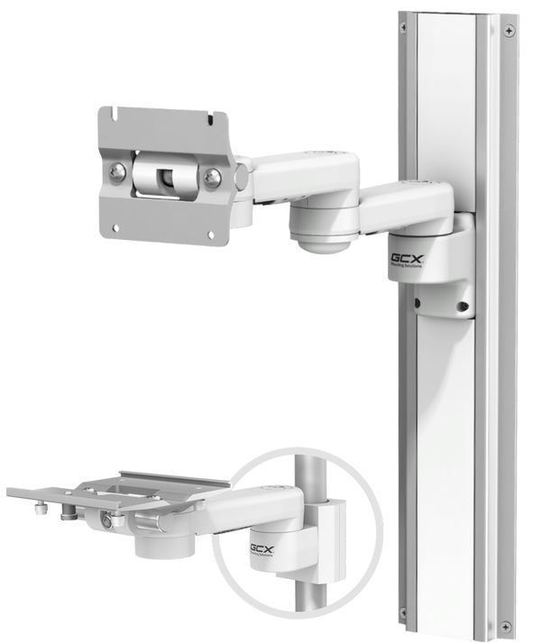Articulated support arm - M - GCX Corporation - for monitors / medical ...