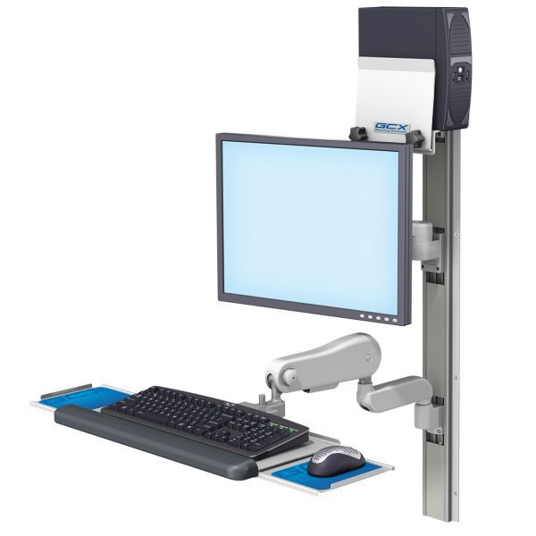 Folding support arm - VHM-25 - GCX Corporation - for monitors / medical ...