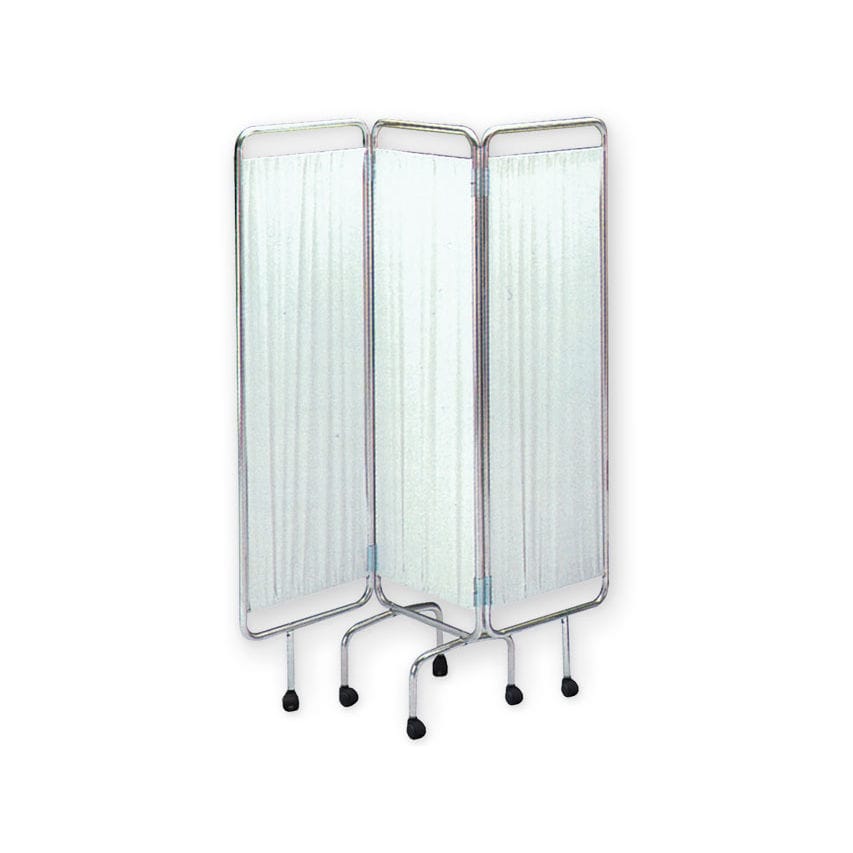 Folding hospital screen - 27971 - GIMA - on casters / 3-panel ...