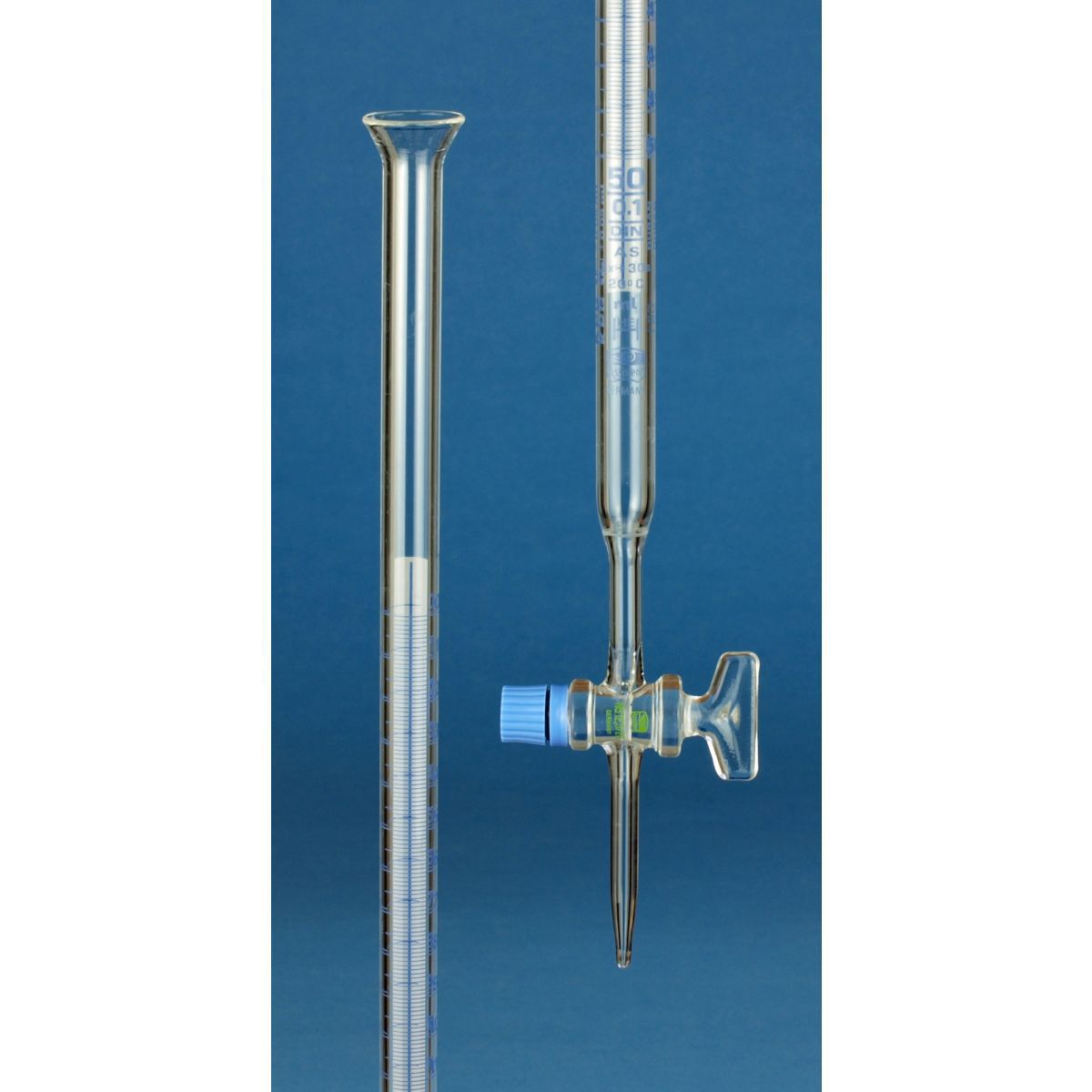 Buret with straight valve - 40791 series - Glaswarenfabrik Karl Hecht