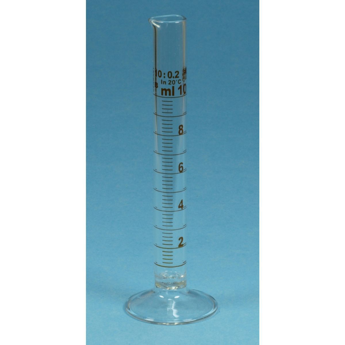 Glass measuring cylinder - 42200 series - Glaswarenfabrik Karl Hecht ...