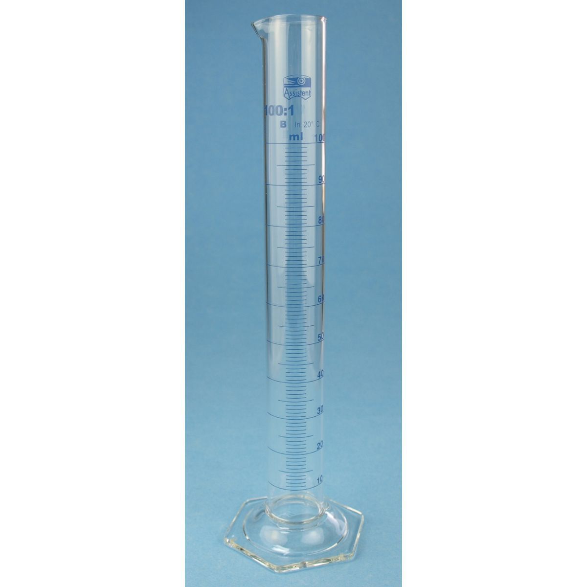 Borosilicate glass measuring cylinder - 42170 series - Glaswarenfabrik ...