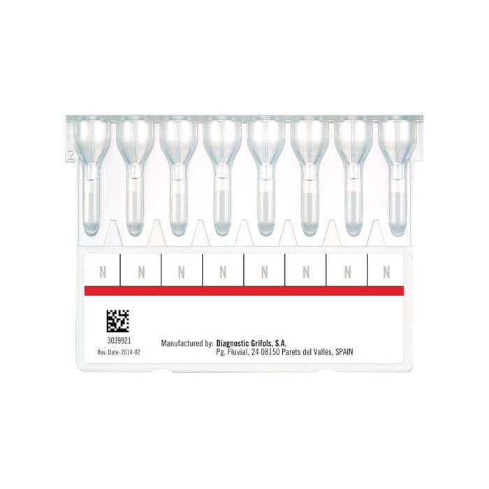Crossmatching test kit - DG Gel - Grifols - globulin / blood