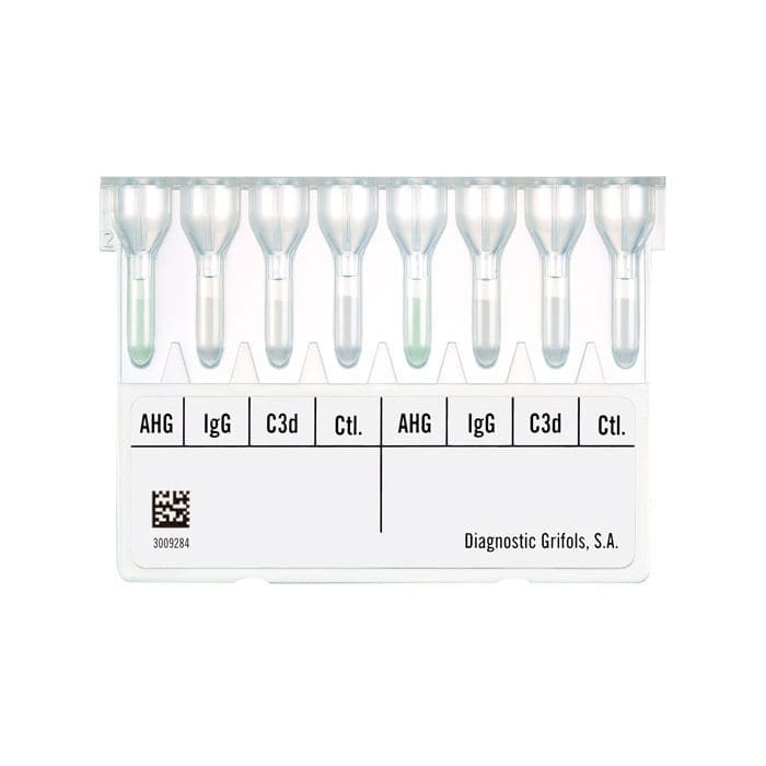 Blood typing test kit - 210129 - Grifols - globulin / blood