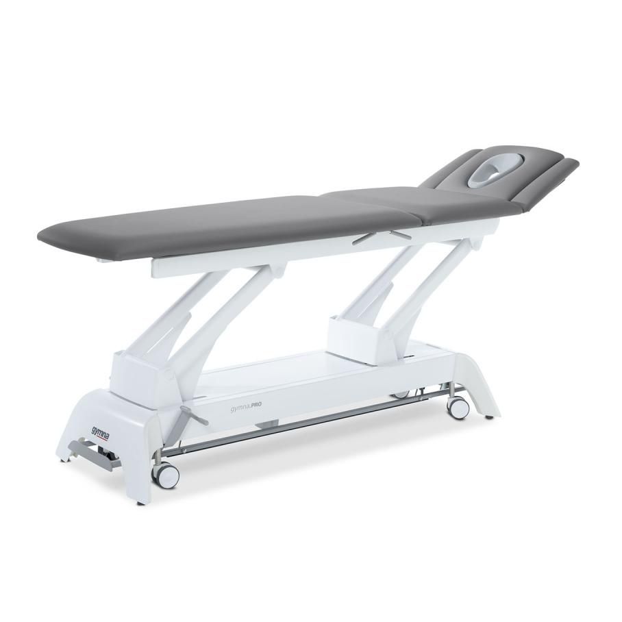 Hydraulic massage table - PRO T5 - GymnaUniphy - on casters / with ...