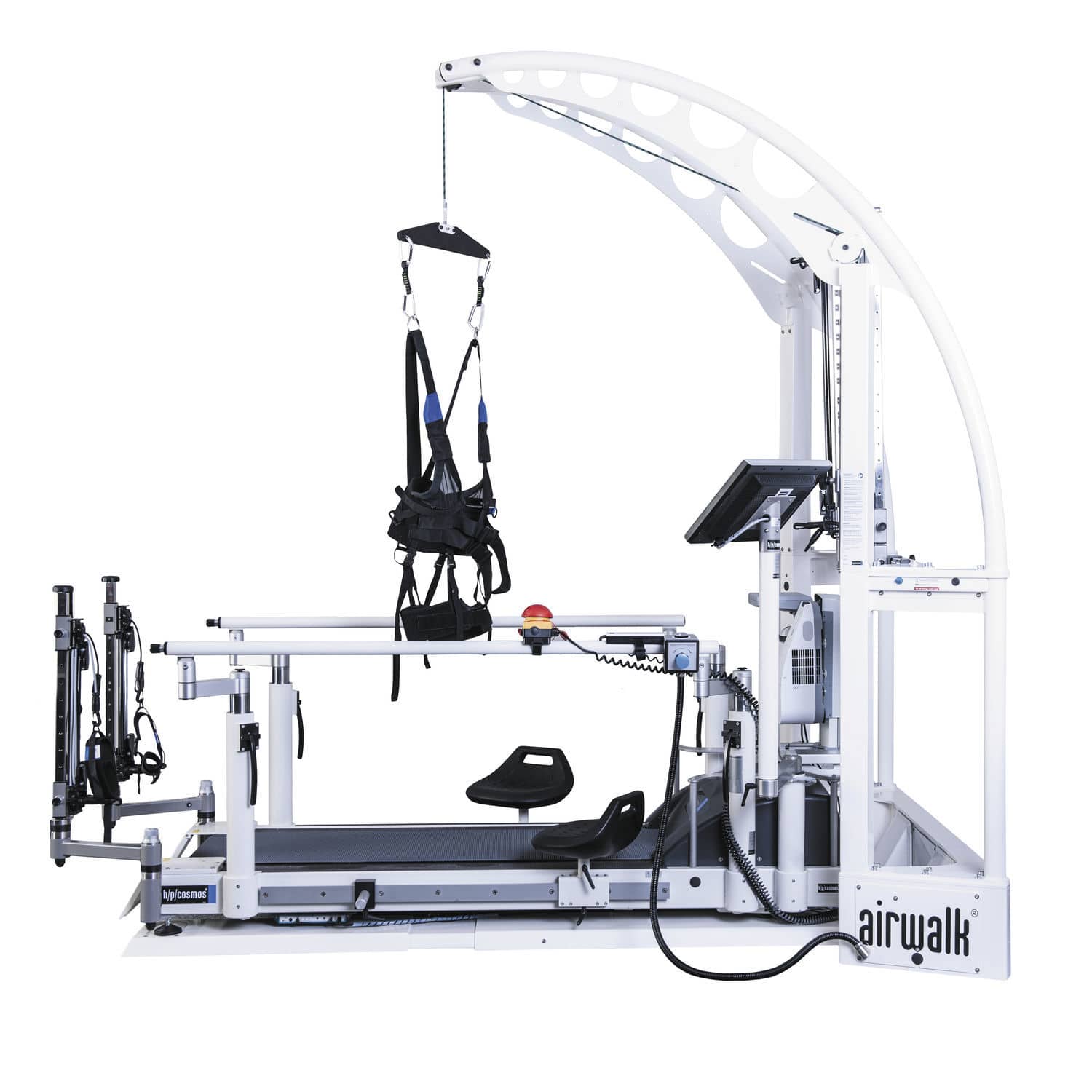 Treadmill with handrails - locomotion® 150/50 DE med - h/p/cosmos ...