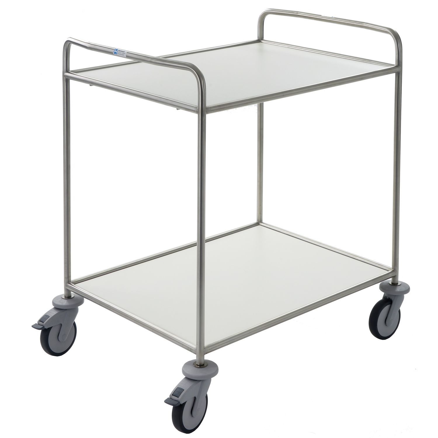 Medical linen trolley - MW862K - Hammerlit - with door / 2-shelf ...