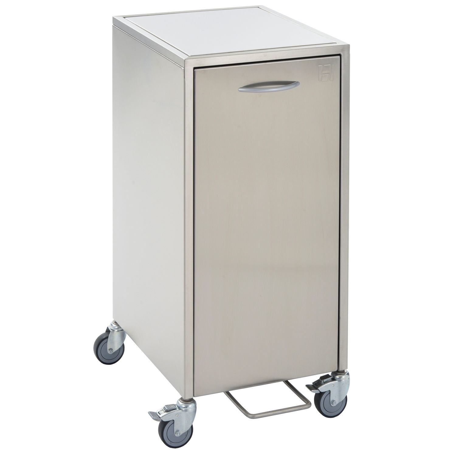 Medical trolley - WSLT110 - Hammerlit - transport / waste / stainless steel