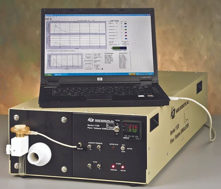 Flow testing simulator - 1120 Series - Hans Rudolph - for respiratory ...