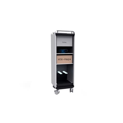 Mobile air purification system - HB9308 - HEBUmedical - UVC / with HEPA ...