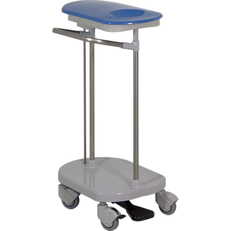 Dirty linen trolley - H961 - Hidemar - medical / transport / with foot ...
