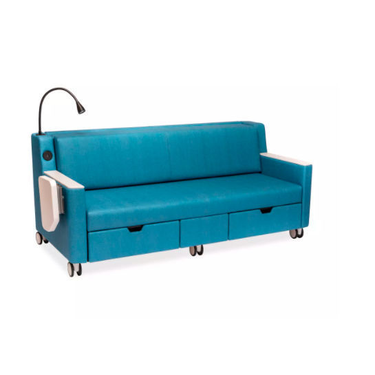 Patient room sofa-bed - Hill-Rom - 2-person