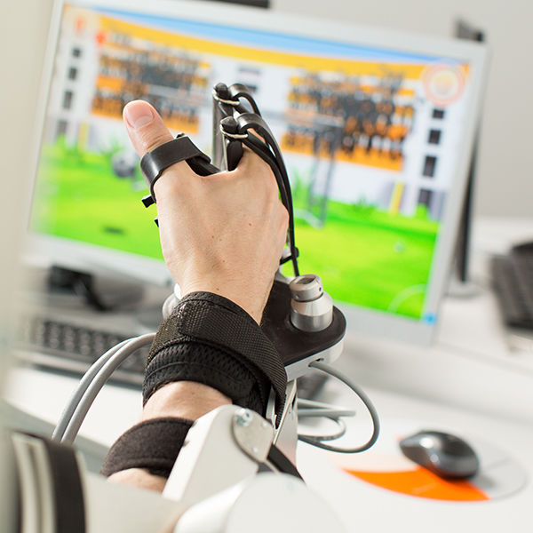 Hand rehabilitation system - Manovo®Power - Hocoma - robotic