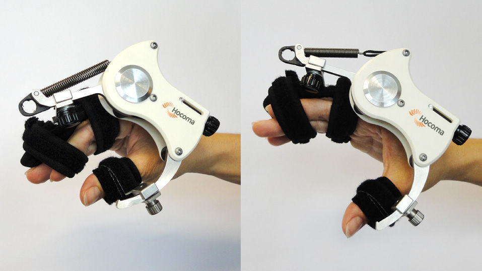 Hand rehabilitation system / computer-assisted - Manovo®Spring - Hocoma ...