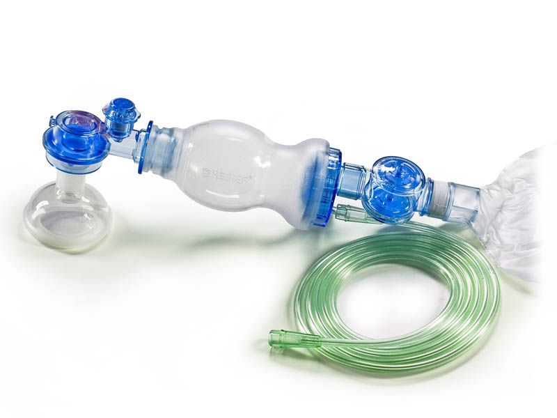 Infant manual resuscitator - 60203 - Hsiner - silicone / reusable ...