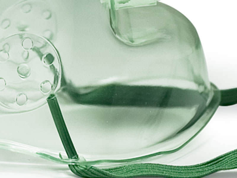 Oxygen mask / facial / pediatric / PVC - 30121 - Hsiner