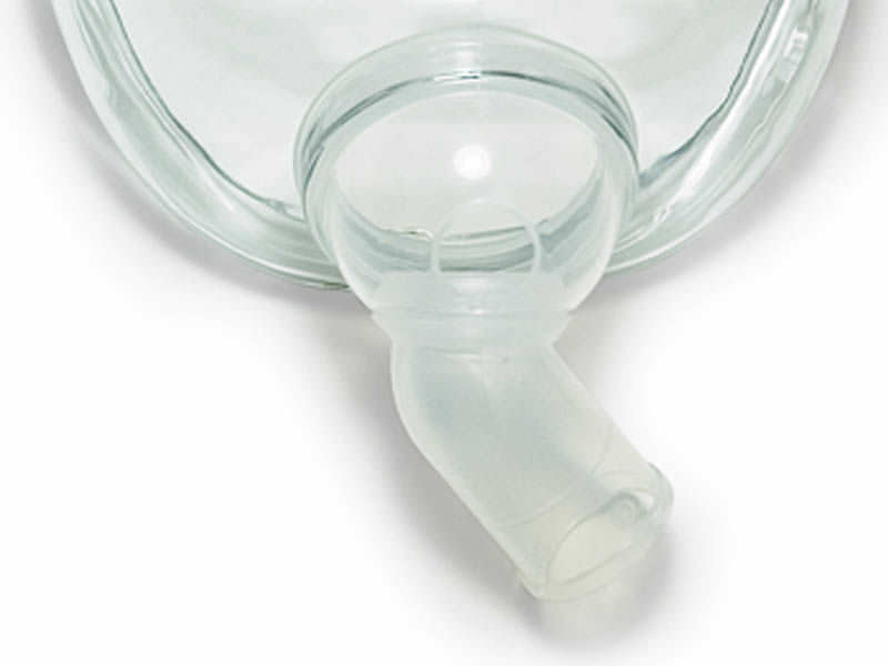 Tracheostomy oxygen mask - 30160, 30161 - Hsiner - PVC