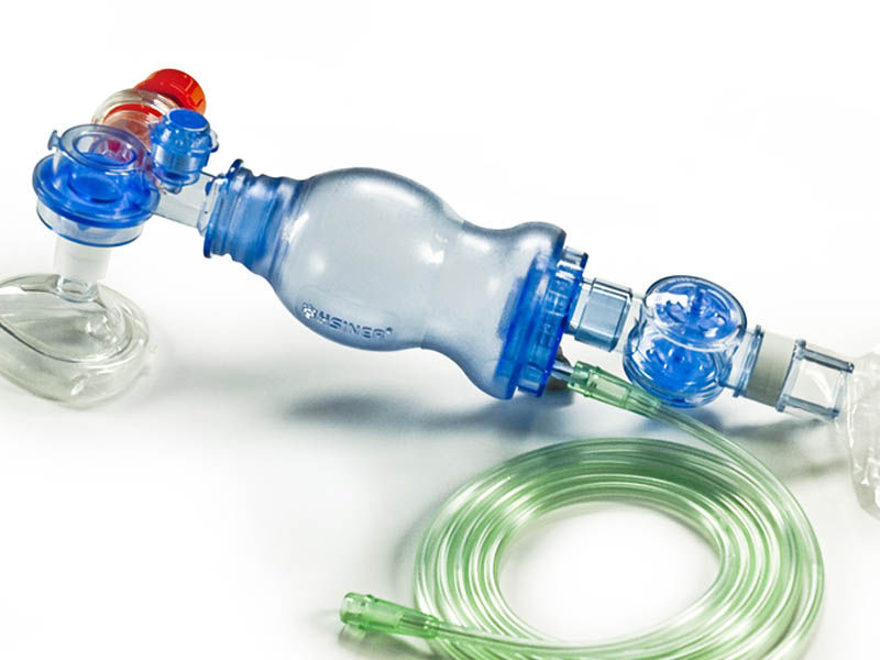 Infant manual resuscitator / disposable / with pop-off and PEEP valves ...