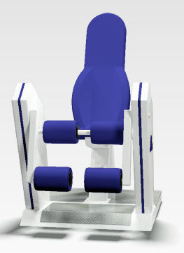 Leg curl gym station / leg extension - 3530 - HUR