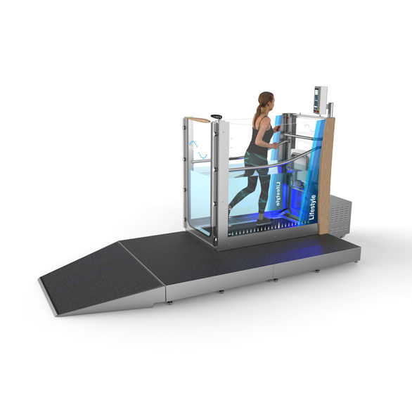 Underwater treadmill - LIFESTYLE - Hydro Physio - with handrails / with ...