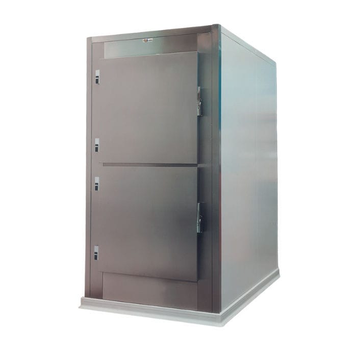 Mortuary stretcher refrigerated mortuary cabinet - CEL-2 - HYGECO - 2 ...