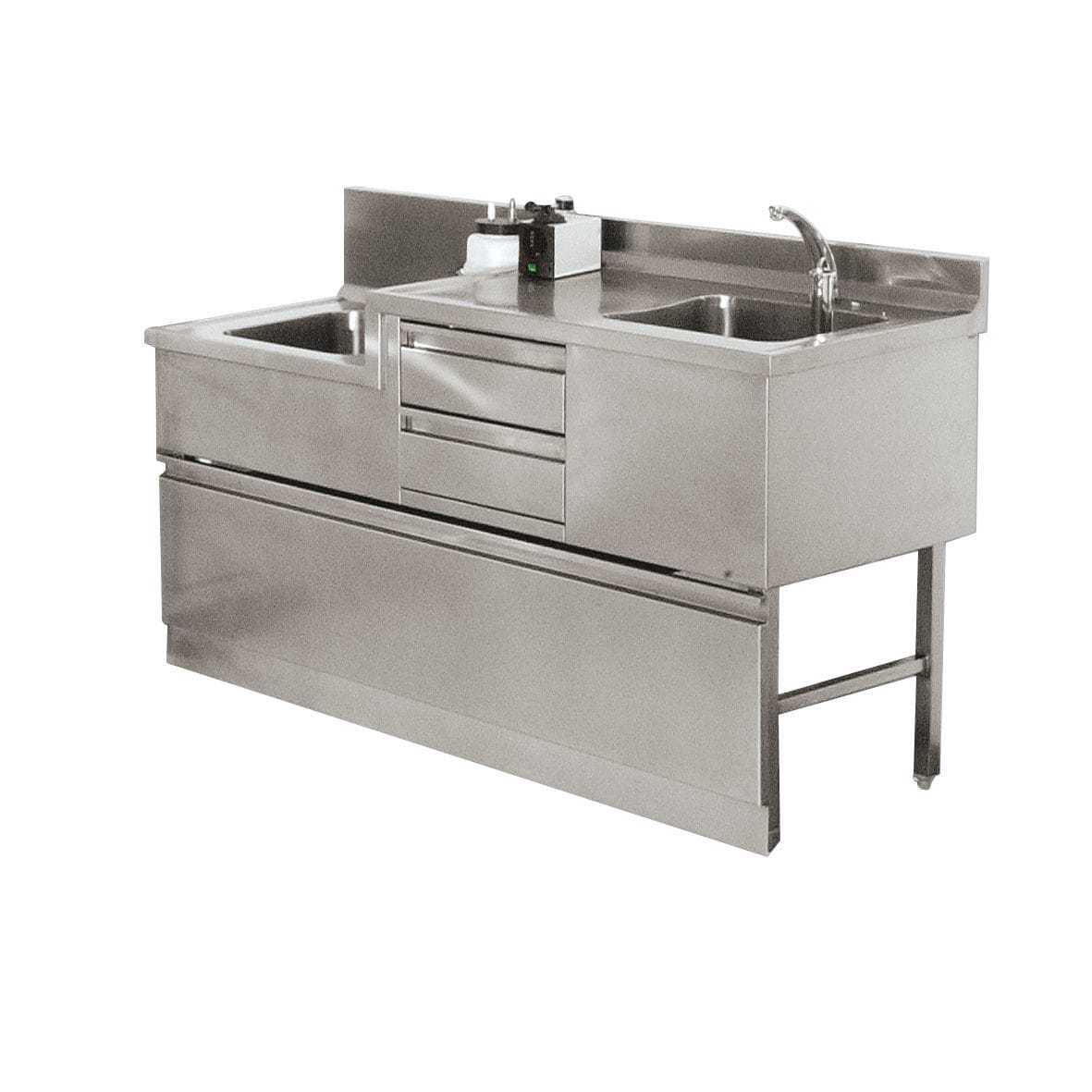 Floor-mounted mortuary washing unit - MC000757 - HYGECO