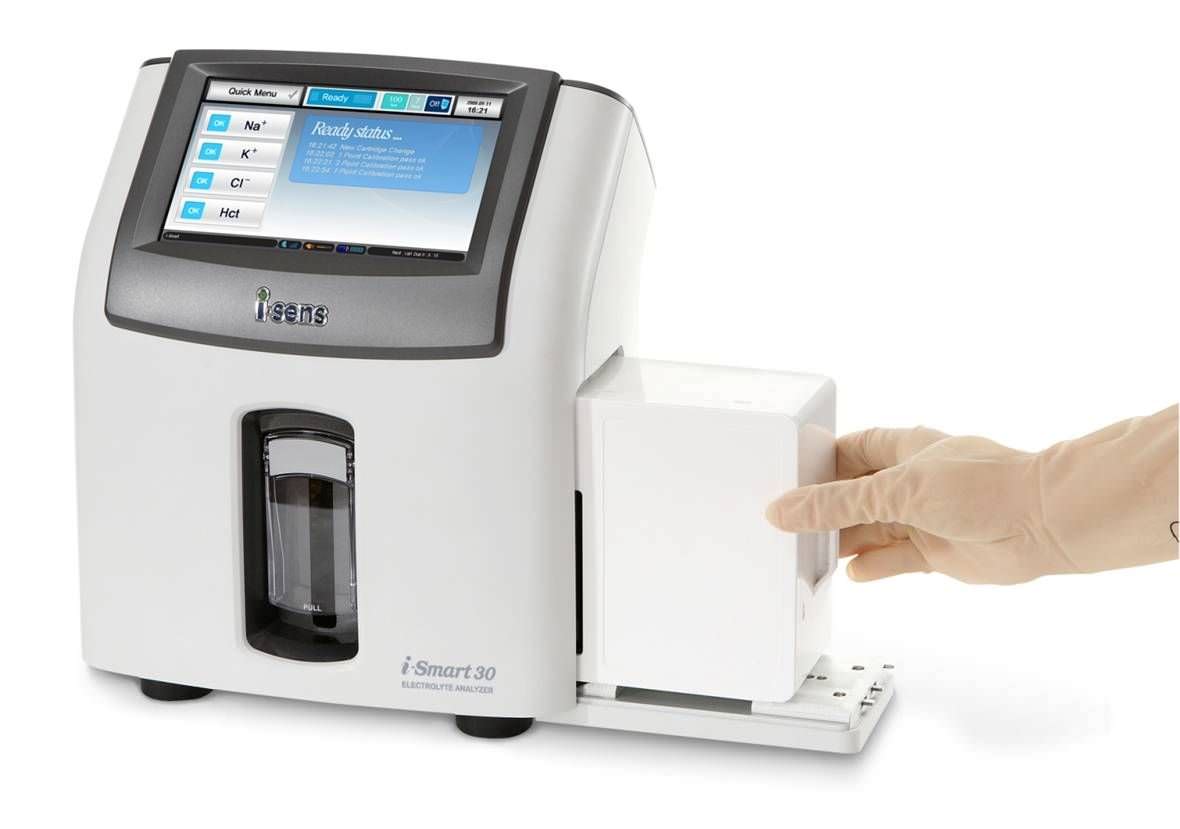 Automatic electrolyte analyzer - i-smart 30 - i-Sens - Na+ / Cl- / K+