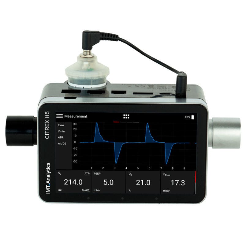Respiratory ventilator analyzer - CITREX H5 - IMT Analytics - flow ...
